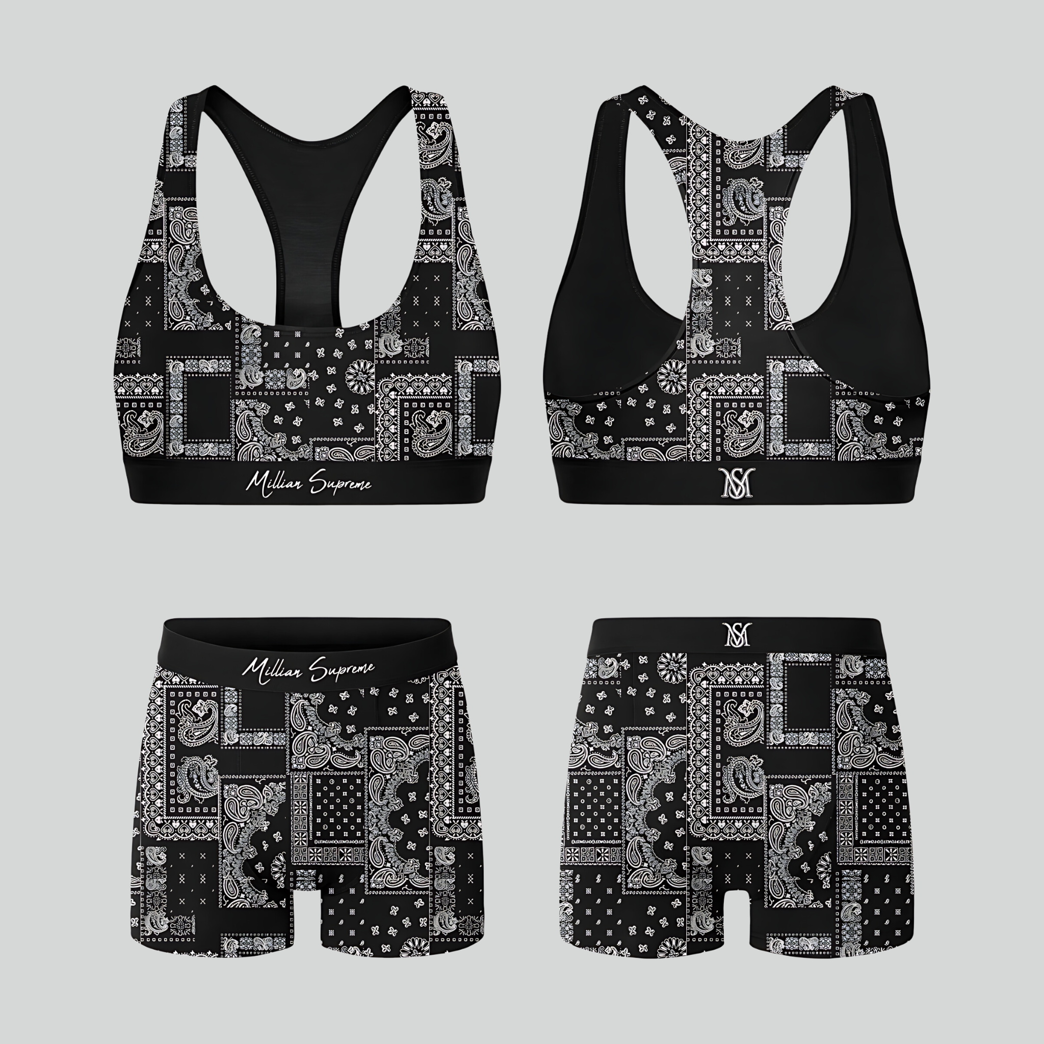 MILLIAN SUPREME WOMAN'S "PAISELY" LOUNGE SET – Millian Supreme